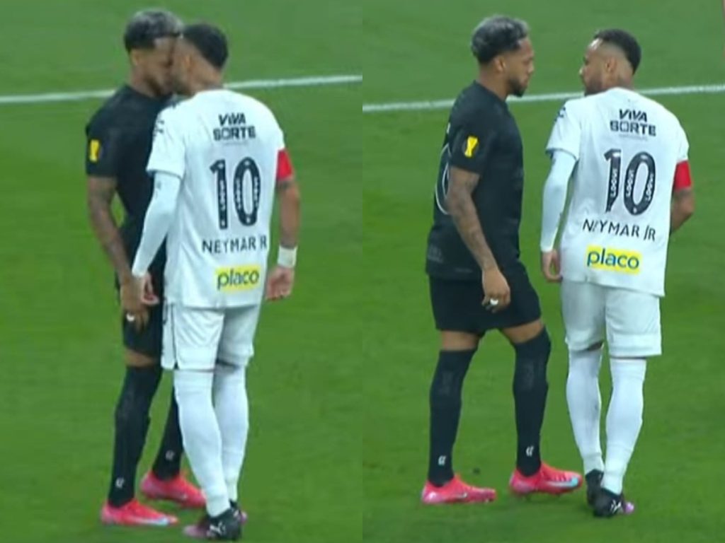 Neymar Jr. e Martínez Têm Conflito em Santos x Corinthians